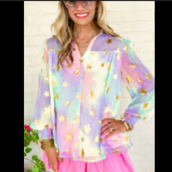 Fantastic Fawn | Tops | Fantastic Fawn Galaxy Pixie Star Top Size Large ...